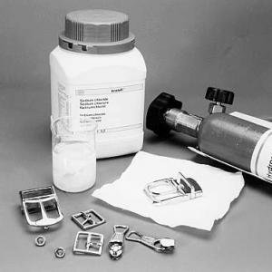 SATRA TM310: Atmospheric sulphide tarnishing and salt water corrosion
